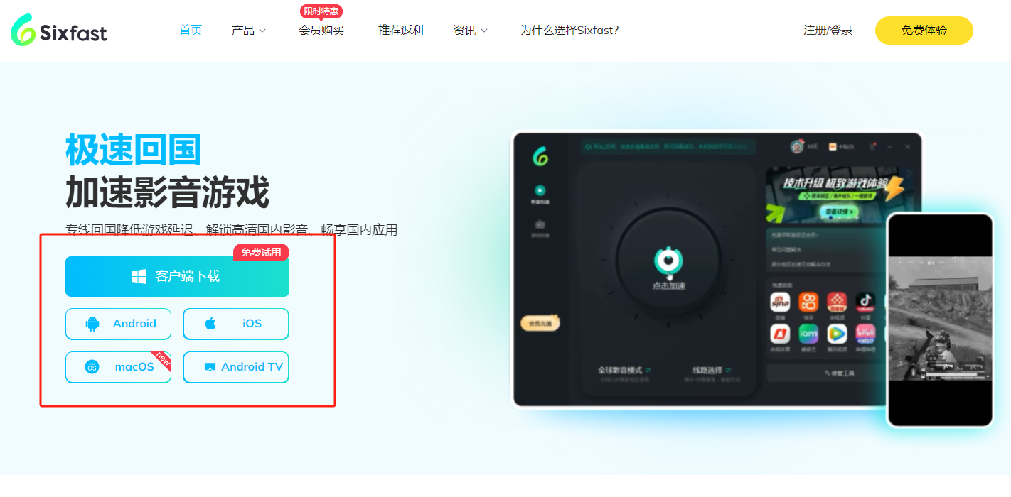 Sixfast推薦碼/兌換碼/卡券碼領取方式看這篇-Sixfast回国加速器—海外华人必备！