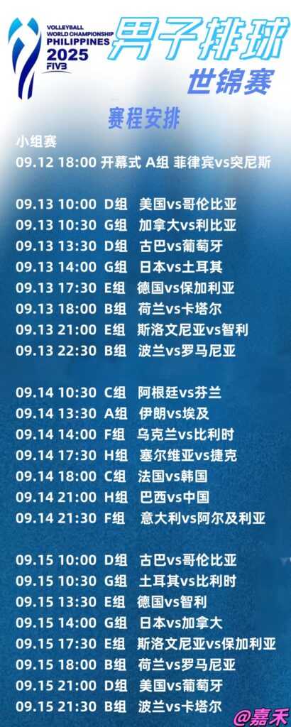 2025男排世锦赛必看的体育盛宴（附赛程）！在海外怎么看中文直播？-Sixfast回国加速器—海外华人必备！