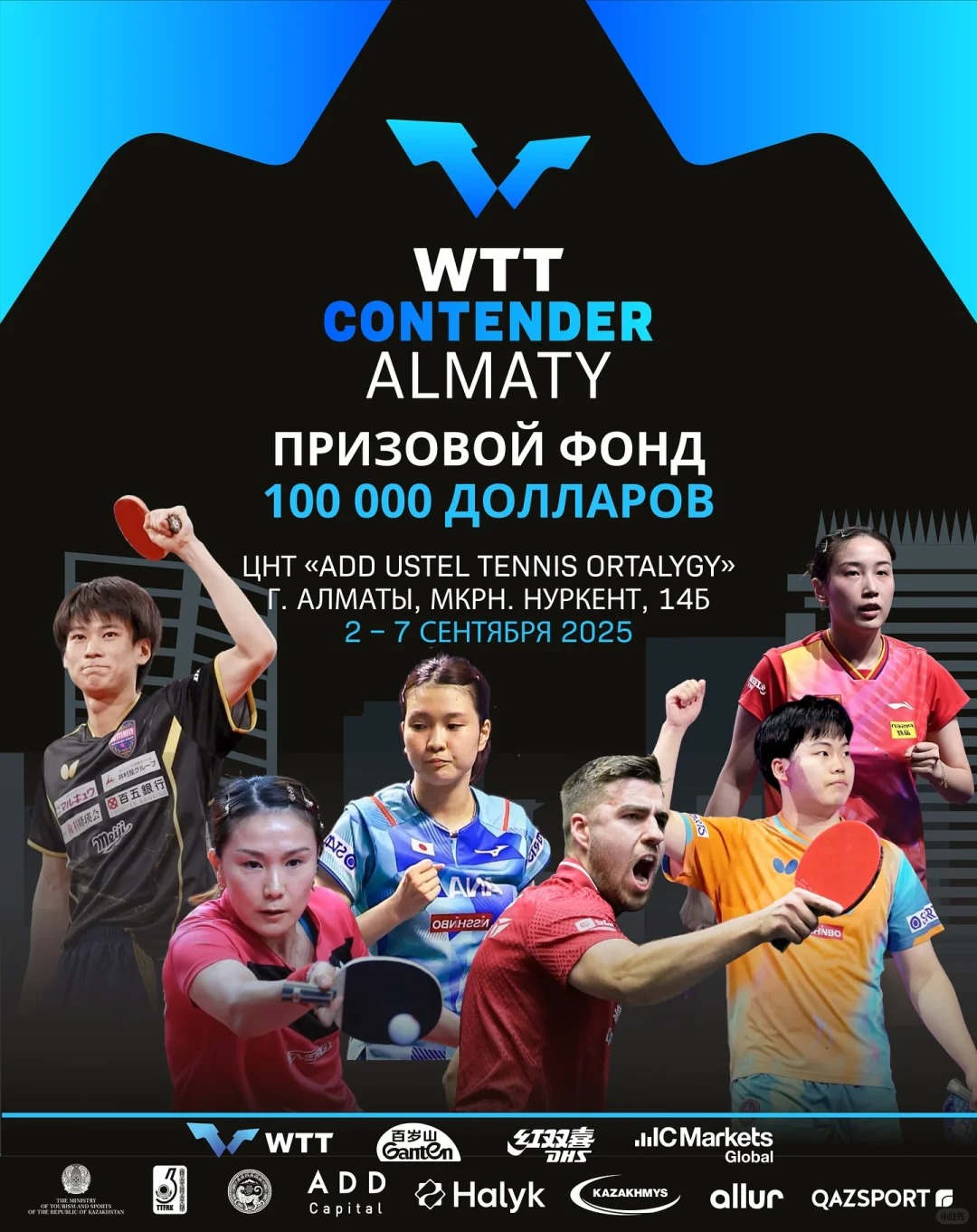 WTT阿拉木图常规挑战赛赛程及名单！海外看WTT直播高延迟怎么办？-Sixfast回国加速器—海外华人必备！